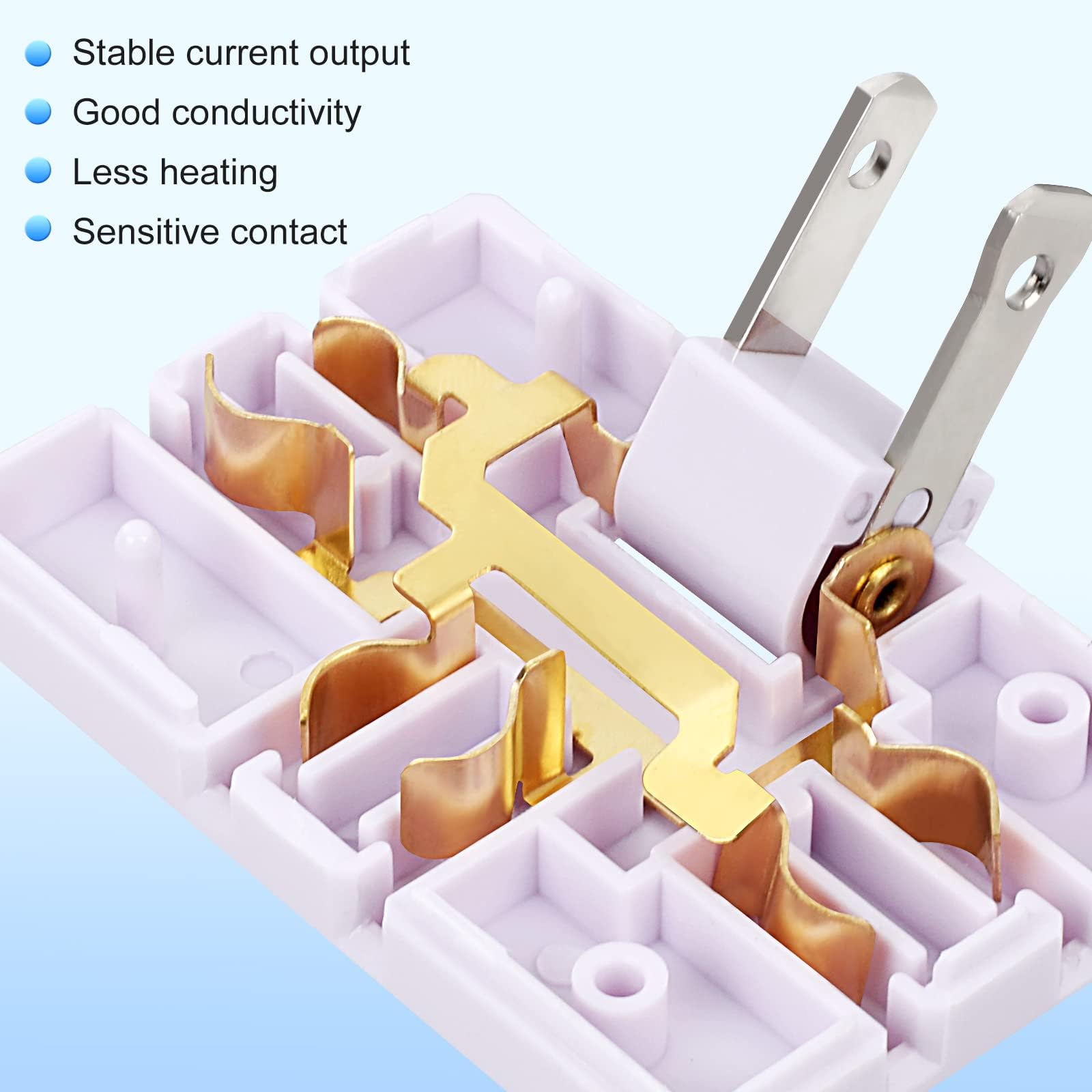 Snapklik.com : 6 Pack AC Flat Wall Outlet Extender Flat Plug Adapter ...