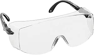 voltX OVERSPECS Safety Goggles Over Glasses – Large Fit, Anti-Fog ...