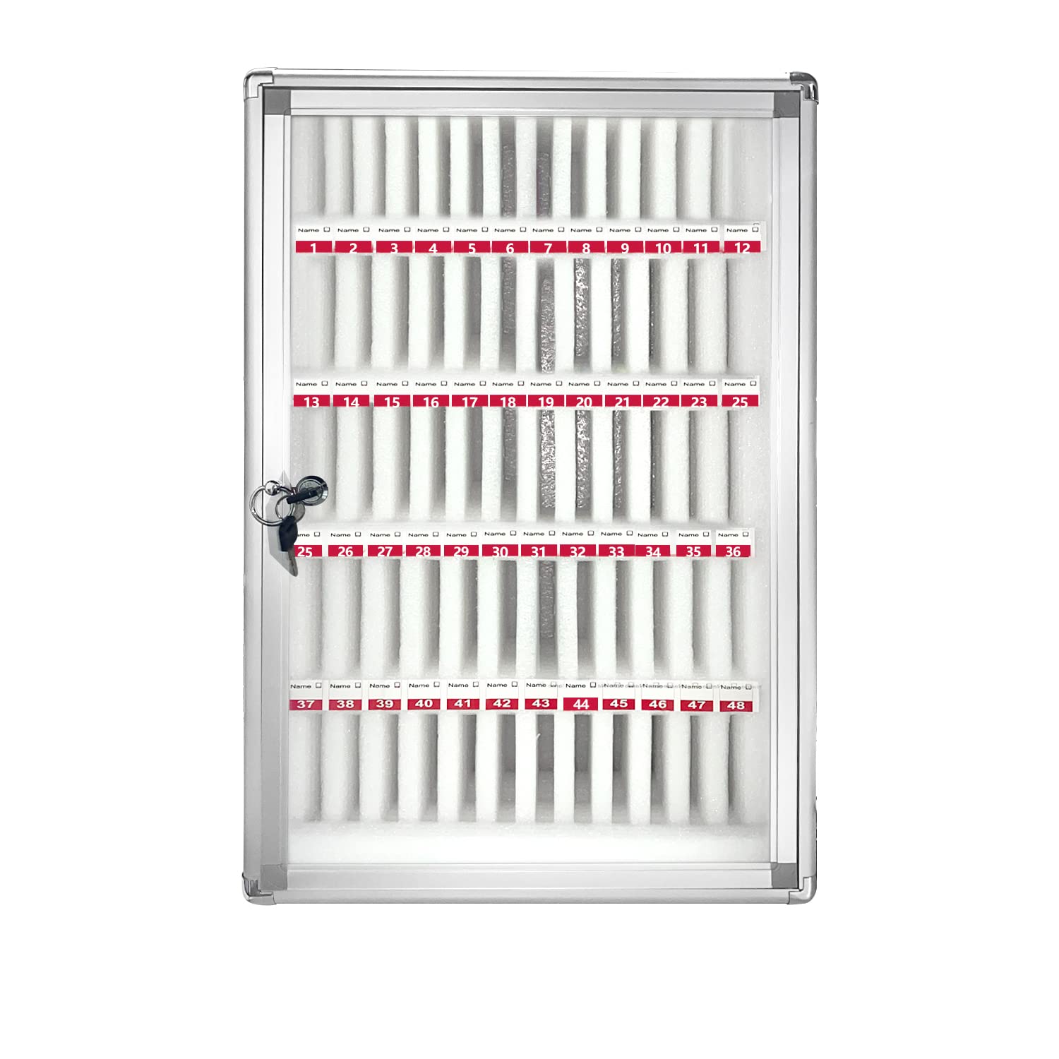 AIWFL Cell Phones Storage Cabinet 60 Slots Aluminum Alloy Cell Phones ...