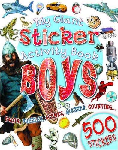 My Giant Sticker Activity Book Boys: Belinda Gallagher: 9781848101210 ...