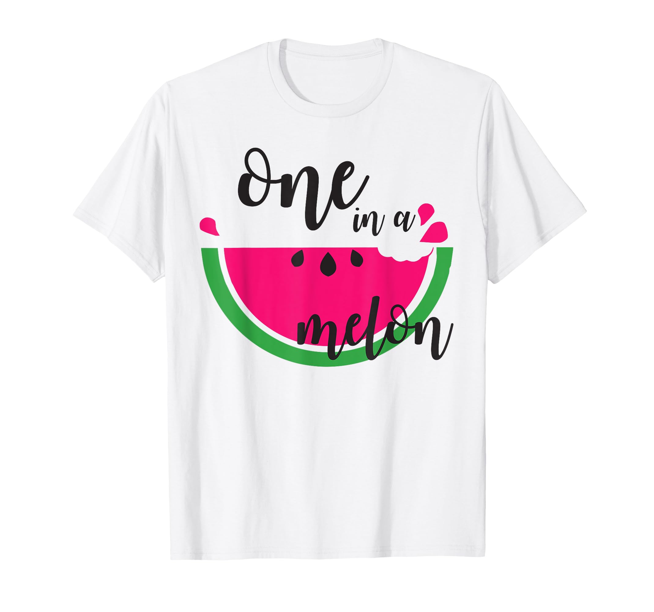 Amazon.com: Watermelon T-Shirt Summer One in a Melon Fruit cool Tee ...