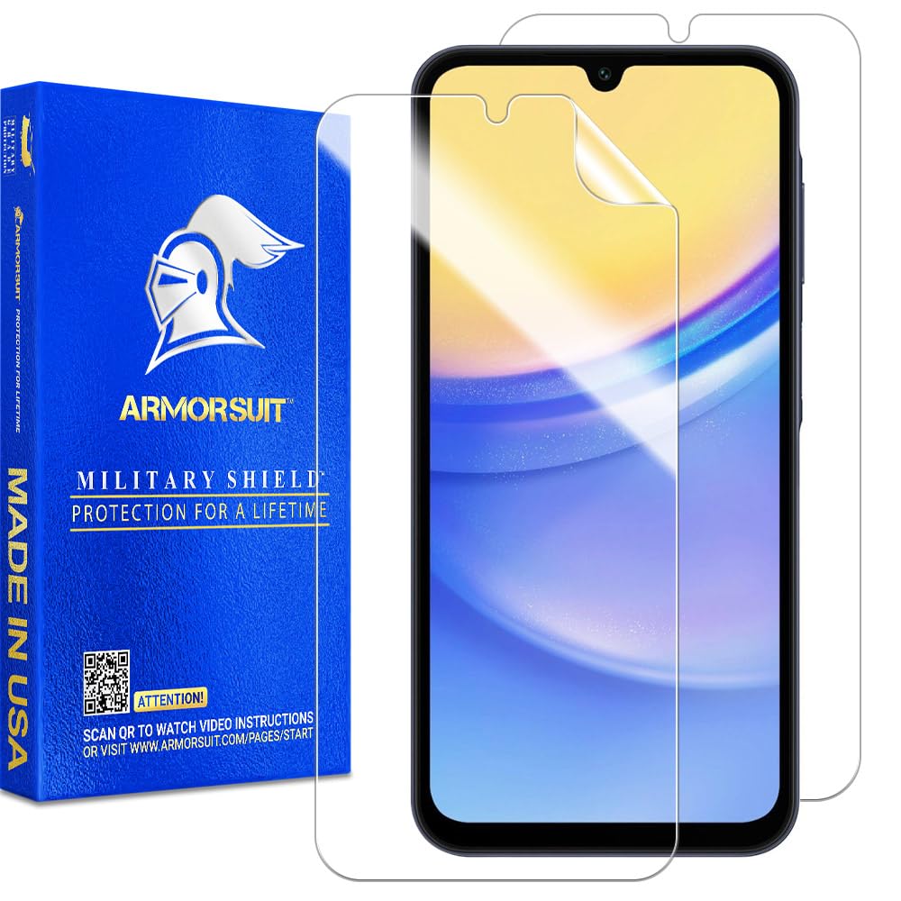 Amazon.com: ArmorSuit 2 Pack for Samsung Galaxy A15 5G 6.5 Inch Screen ...