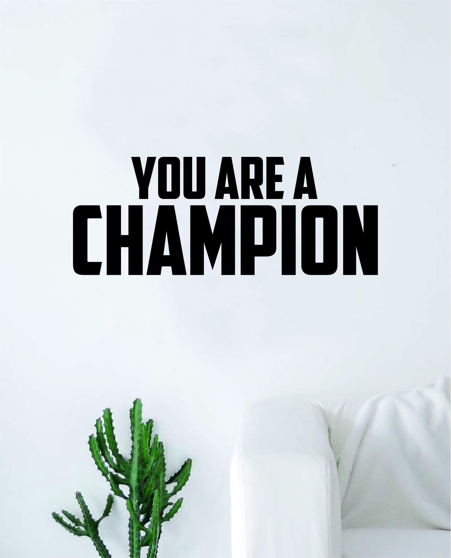 Amazon.com: You are A Champion Wall Decal Sticker Vinyl Art Bedroom ...