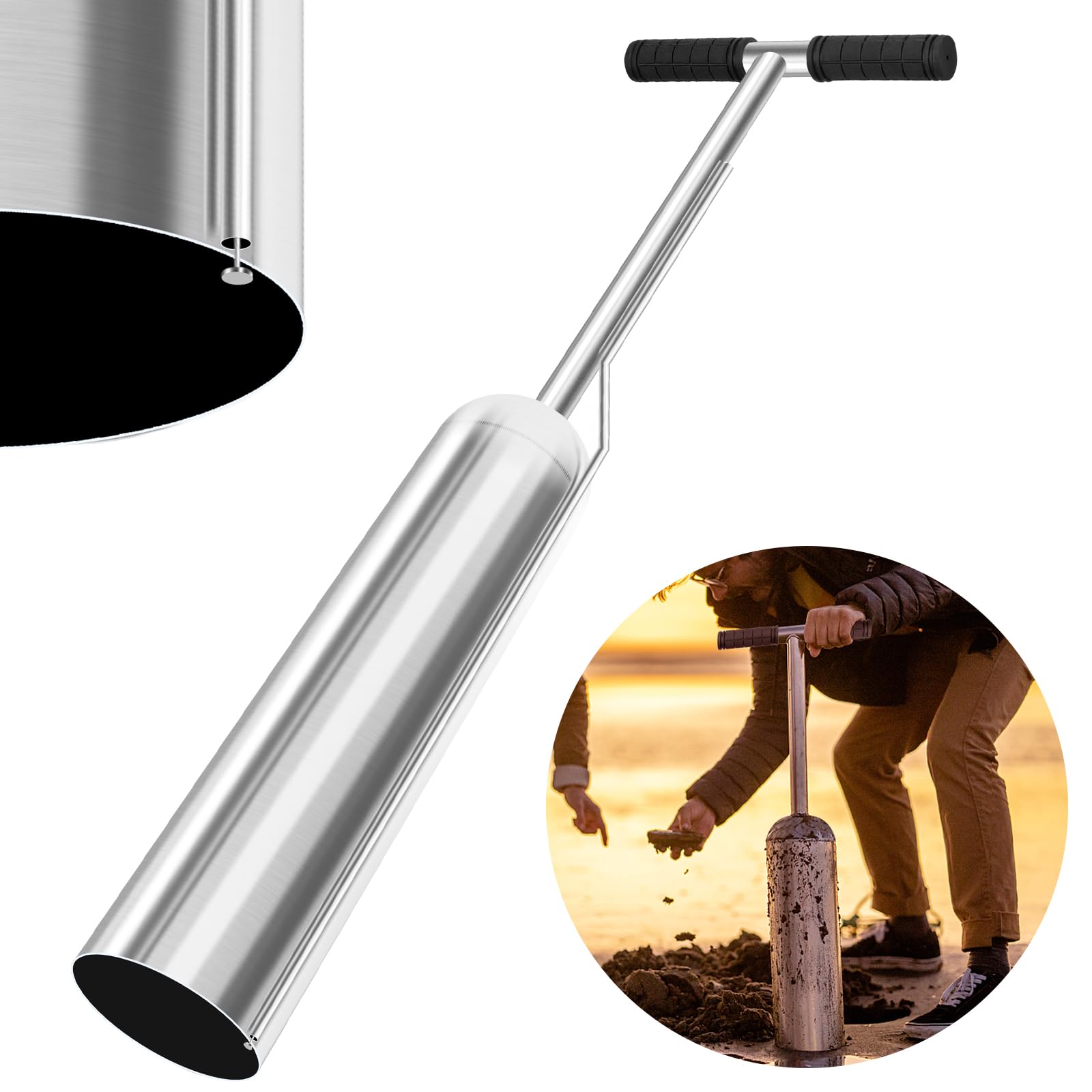 Amazon.com: Dayimado Upgraded Clam Gun - 35in Stainless Steel Clam Gun ...