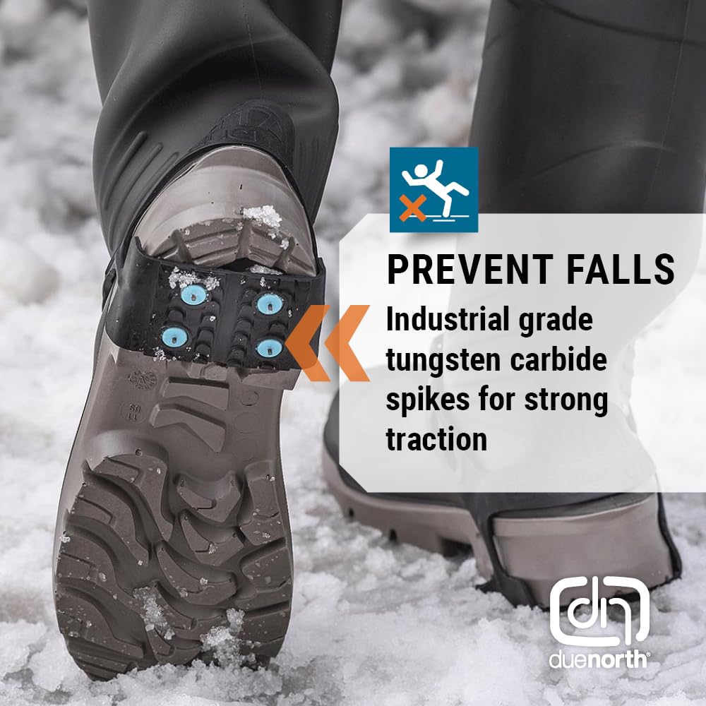 Snapklik.com : Due North Ice Cleats Heel Traction Aids For Men And Women