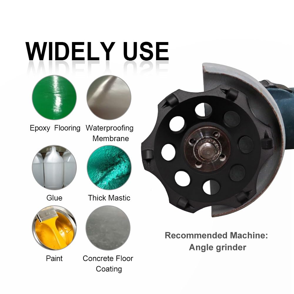 Snapklik.com : 4-1/2-Inch PCD Grinding Wheel For Remove Epoxy Glue ...