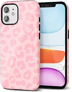 Amazon.com: Svanove Cheetah Print Phone Case for iPhone 11 Case Girly, Cute Leopard Case for ...
