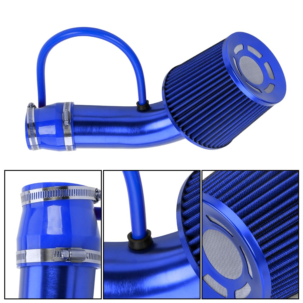 Snapklik.com : BARTOO 3 Cold Air Intake Kit Aluminum Automotive Cold ...