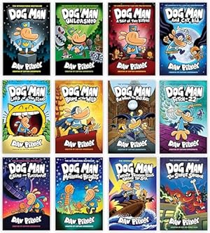 Amazon.com: Dog Man Complete Series (Books 1-13) HARDCOVER Set by Dav ...