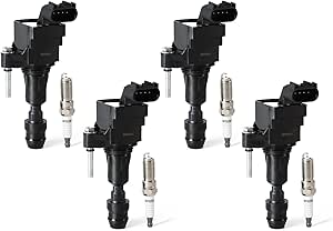 Amazon.com: DEEGOOLY 4PCS UF491 Ignition Coils Pack & Iridium Spark ...