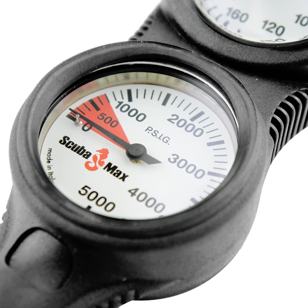 Amazon.com: ScubaMax GA-07 Two-Gauge Console : Sports & Outdoors