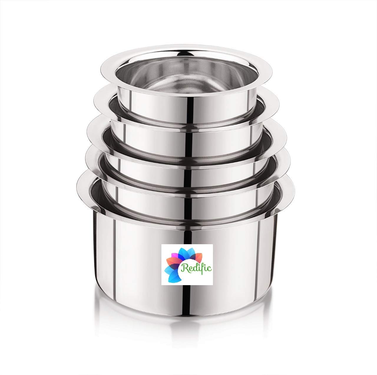 Buy Redific Stainless Steel Tope Patila tepeli Pot pan Utensils Combo ...