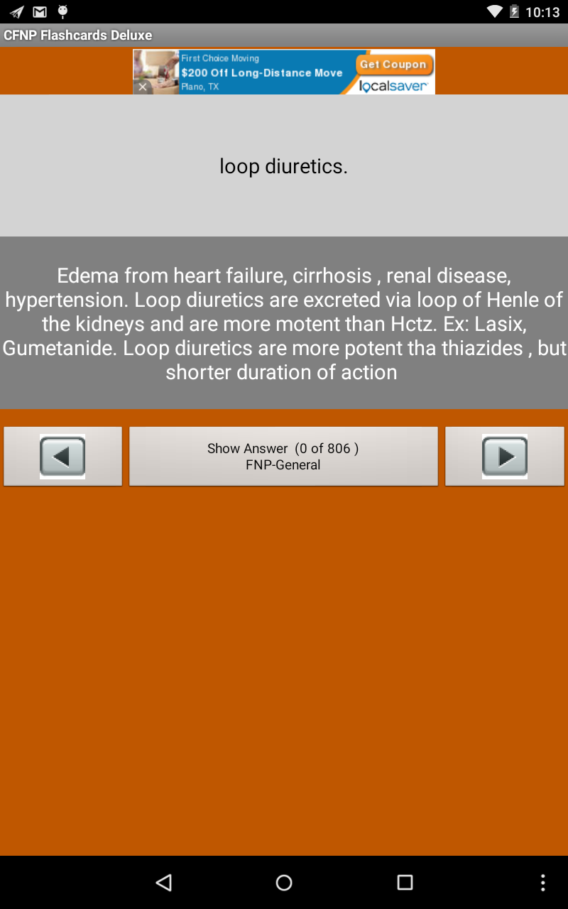 CFNP Flashcards Deluxe - Aplicativo na Amazon Appstore