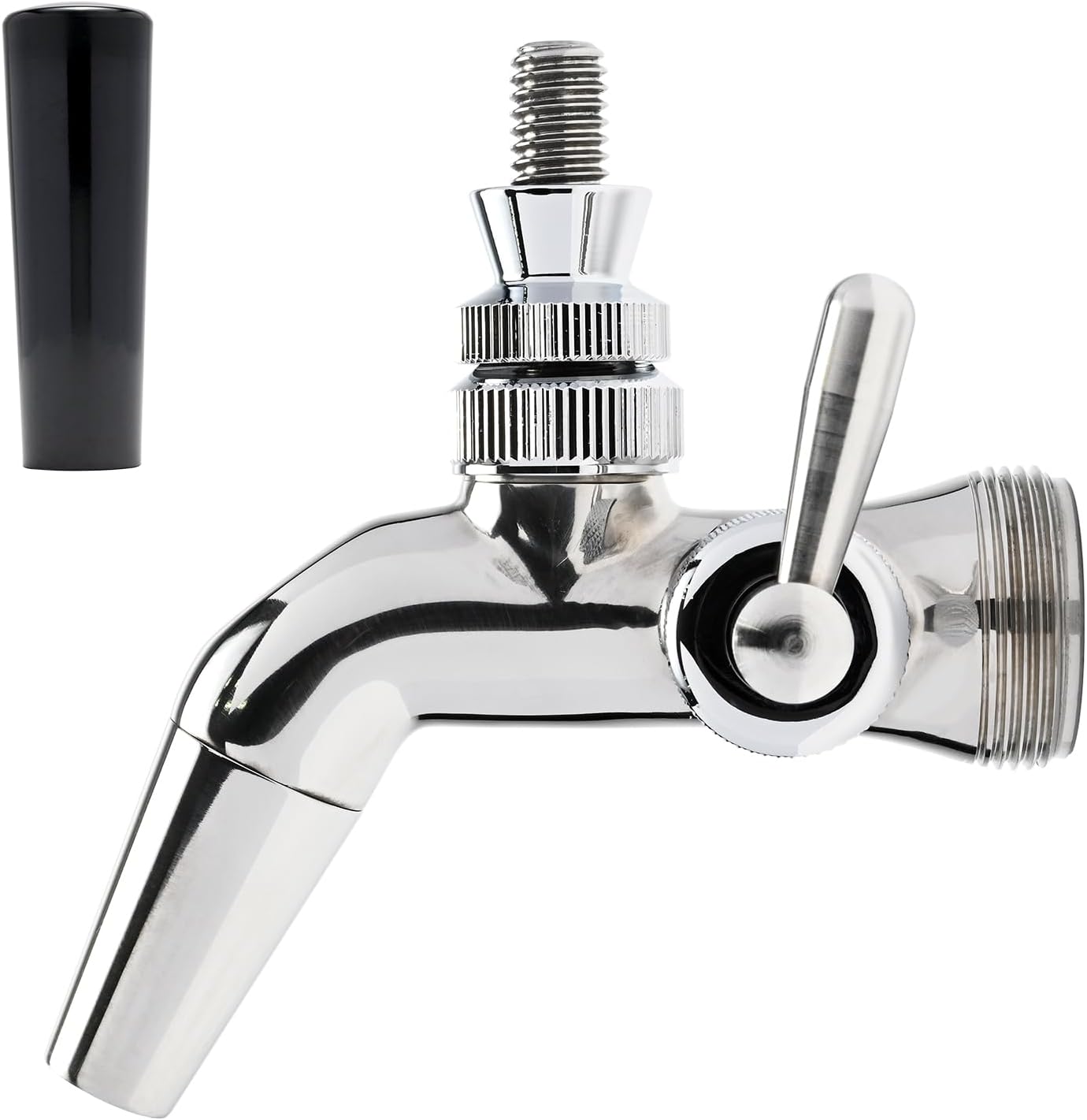 Amazon.com: Forward Sealing Beer Faucet Flow Control Stainless Steel ...