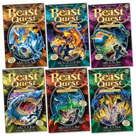 Beast Quest Series 12 The Darkest Hour 6 Books Collection Set (Books 67 ...