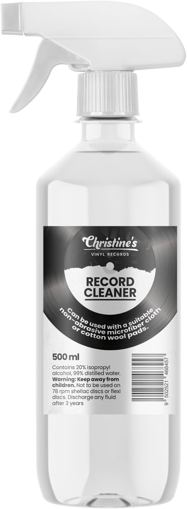 Professional LP Record Cleaner Solution : Antistatic Vinyl Record ...
