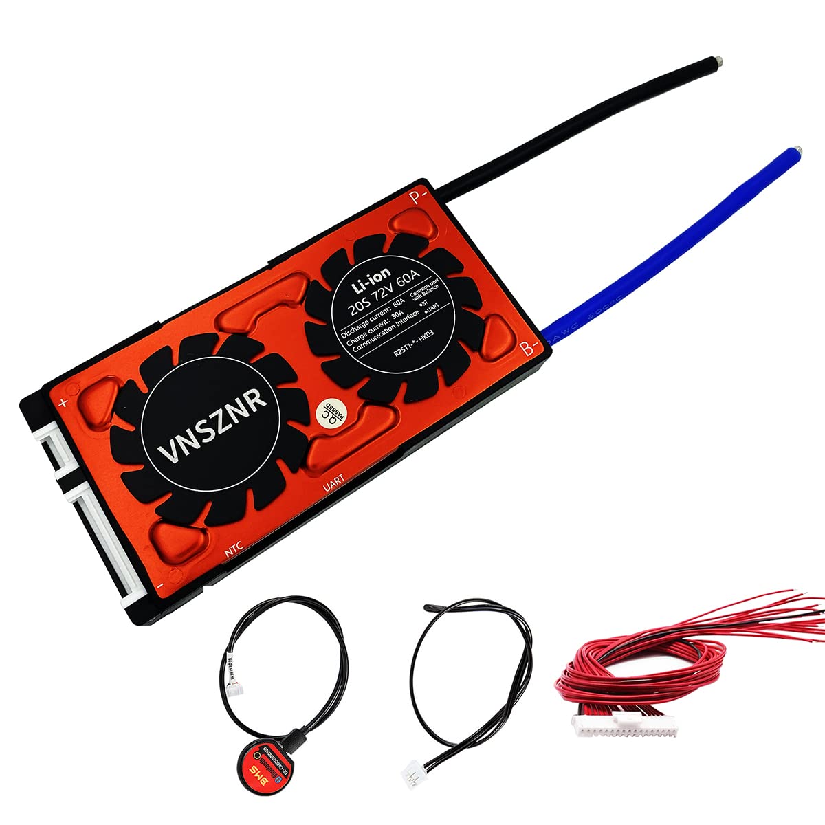 Buy Lithium Battery BMS 72V 60A 20S Li-ion Battery Management System ...