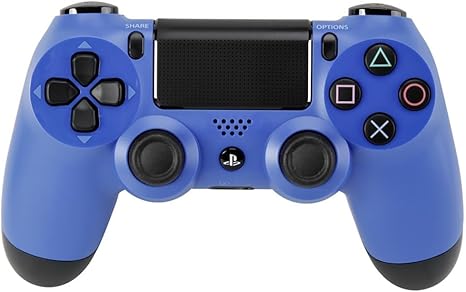 Sony PlayStation DualShock 4 - Wave Blue (PS4) : Amazon.co.uk: PC ...