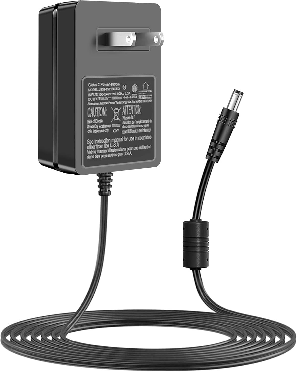 Amazon.com: 12V DC Power Supply, 12Vdc 3A Power Cord fit for 12Volt ...