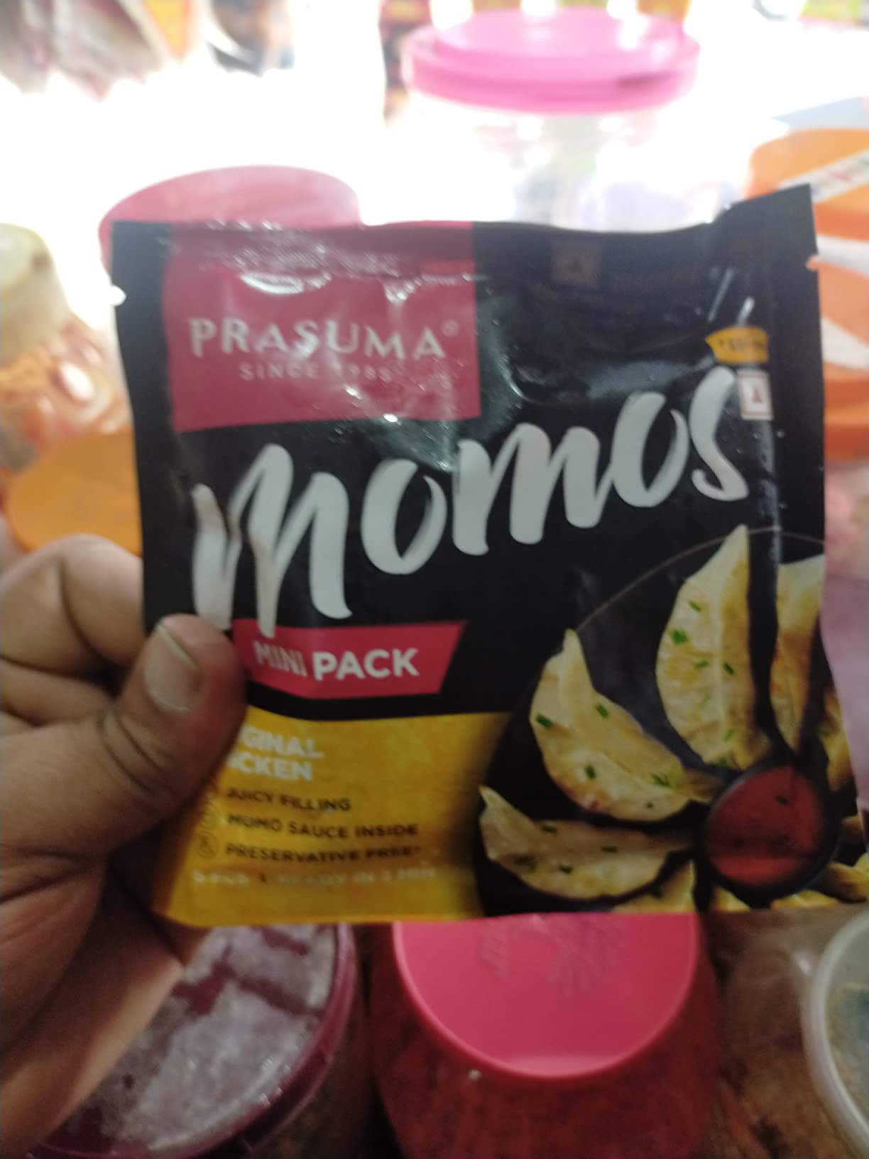 Prasuma Momos Original Chicken, 5 Pieces : Amazon.in: Grocery & Gourmet ...