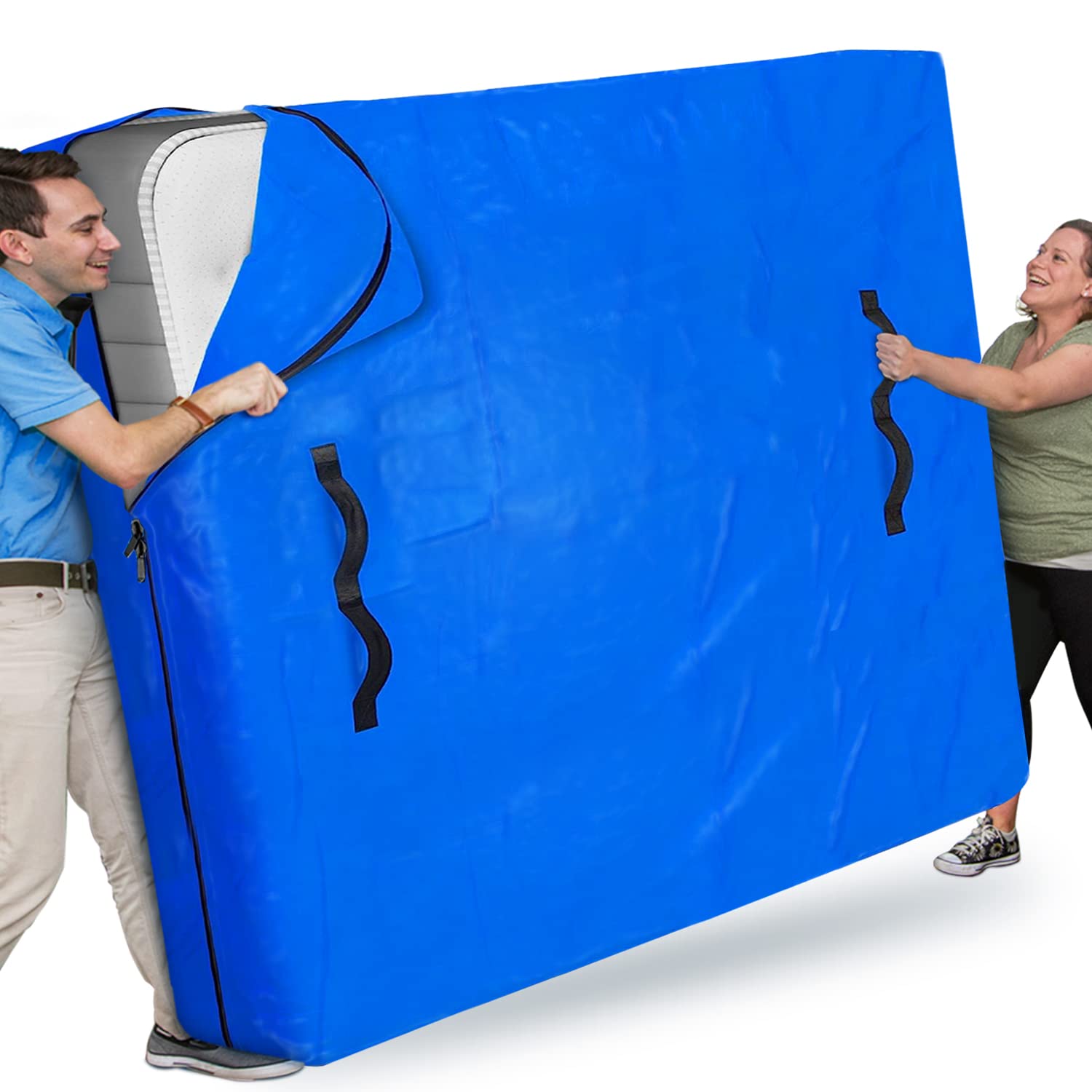 Amazon.com: zukakii Twin Size Mattress Bag for Moving and Storage, 77 ...