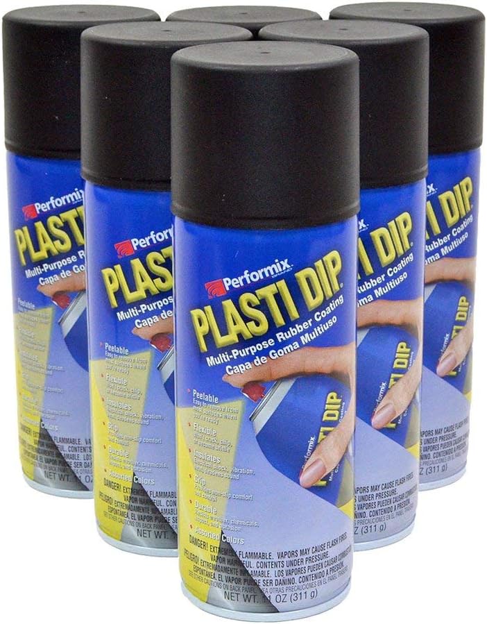 Performix Plasti Dip Matte Black Aerosol Spray Can Case, Spray Paint ...