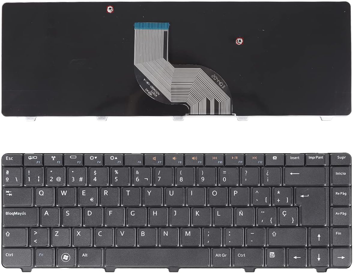 Amazon.com: Laptop Replacement SP Keyboard Compatible with DELL Inspiron 14V 14R N4010 N4030 ...