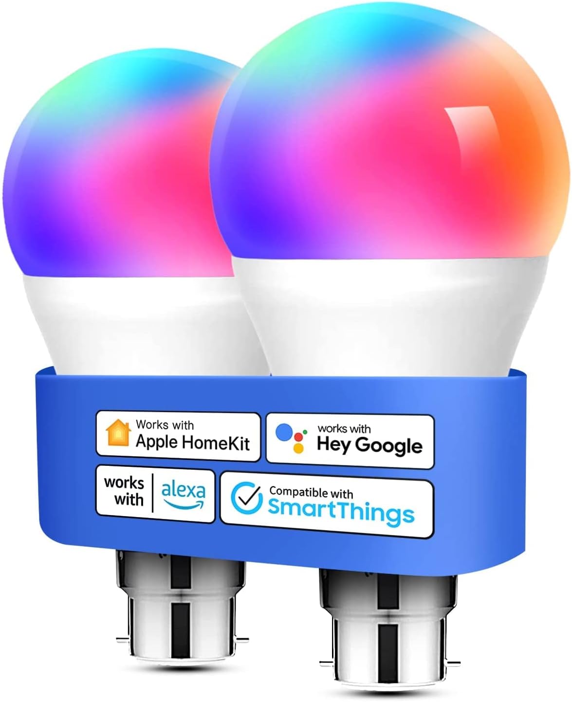 meross Smart Bulb Alexa Light Bulb B22 Works with Apple Homekit, Alexa ...