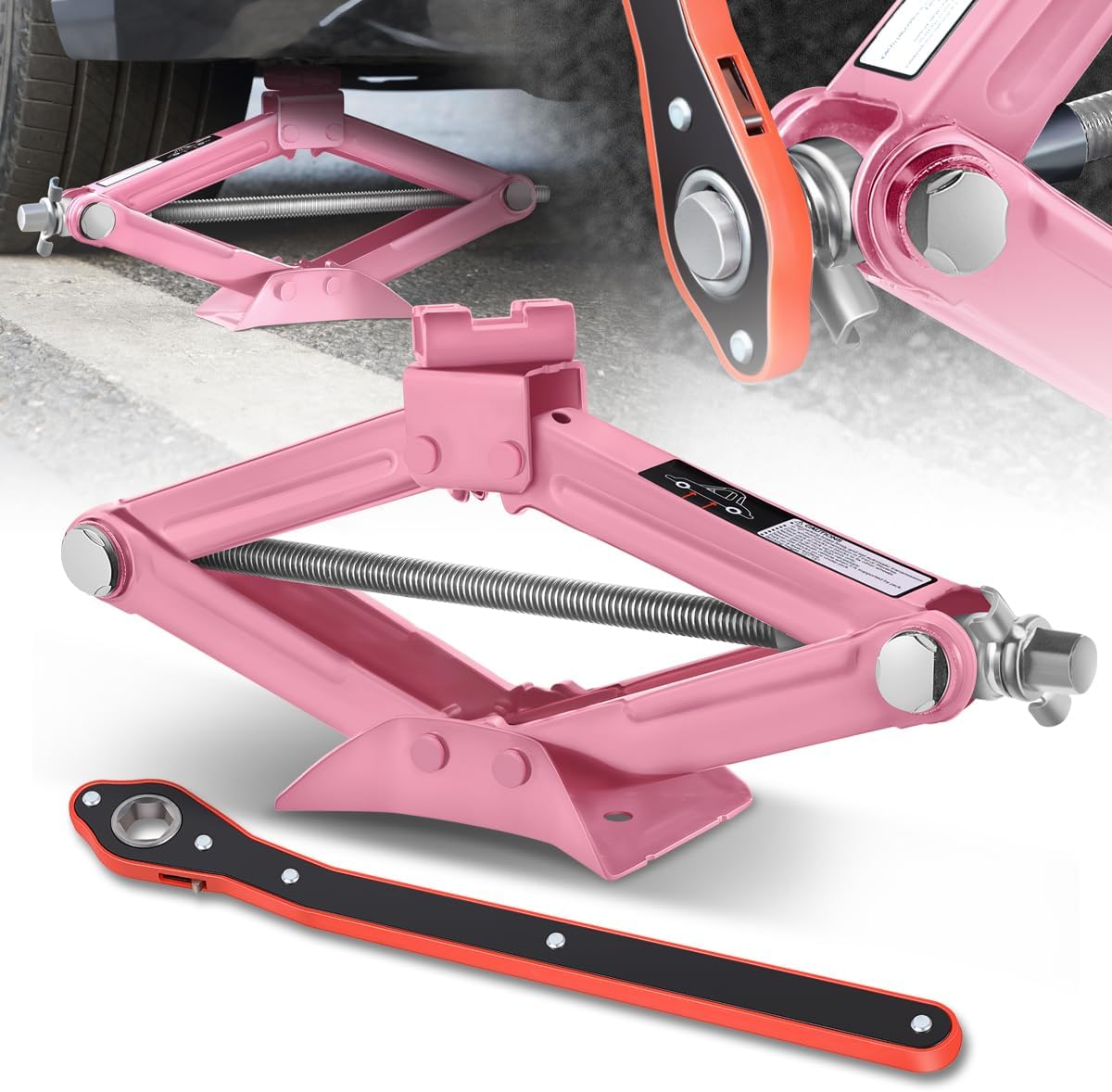 Amazon.com: D SOLUTIONS Scissor Jacks for 1.5 Ton (3000lb) Tire Jack ...