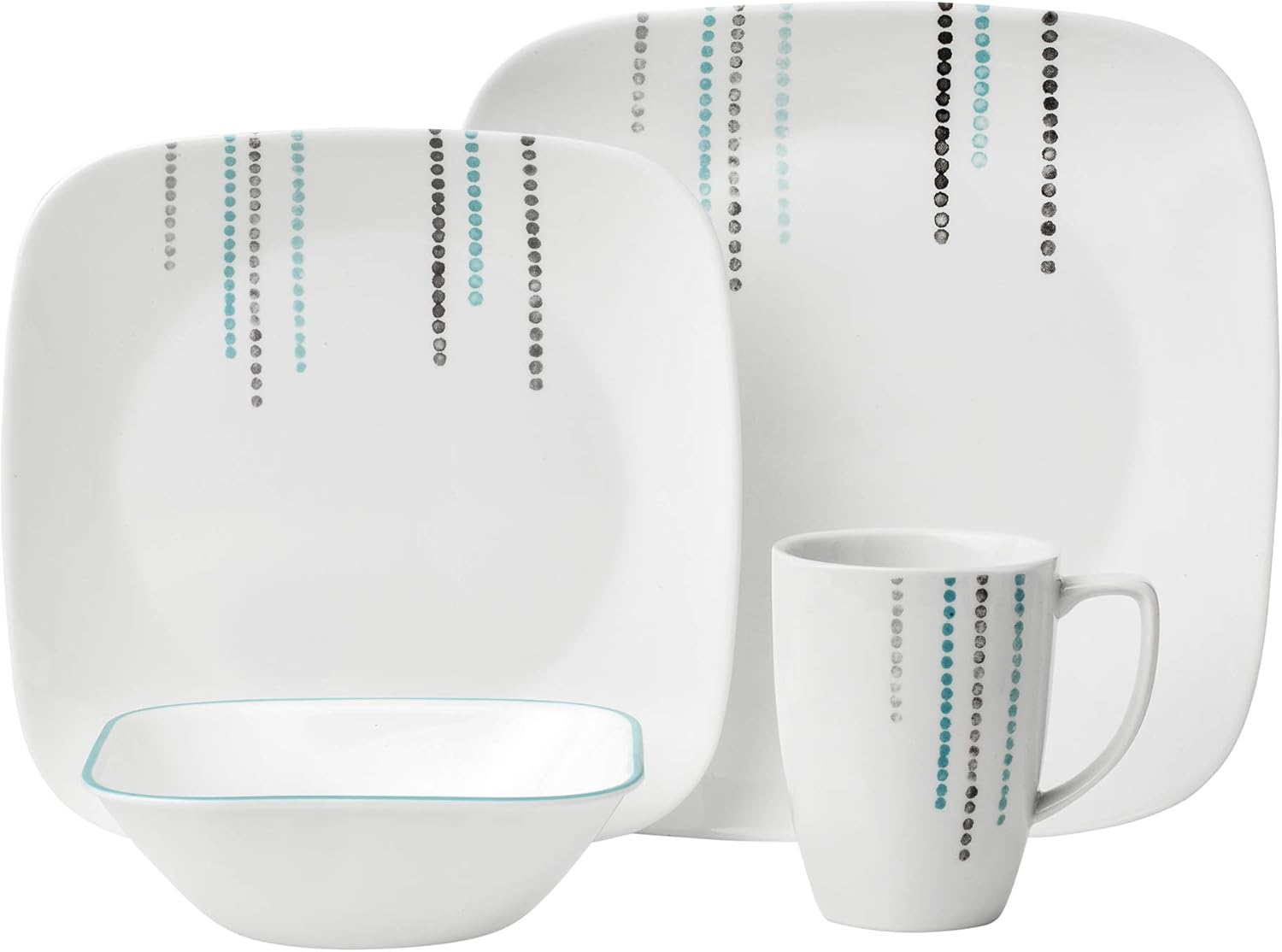 Amazon.com | Corelle 3395 Rain Drops Chip & Break Resistant 16pc Dinner ...