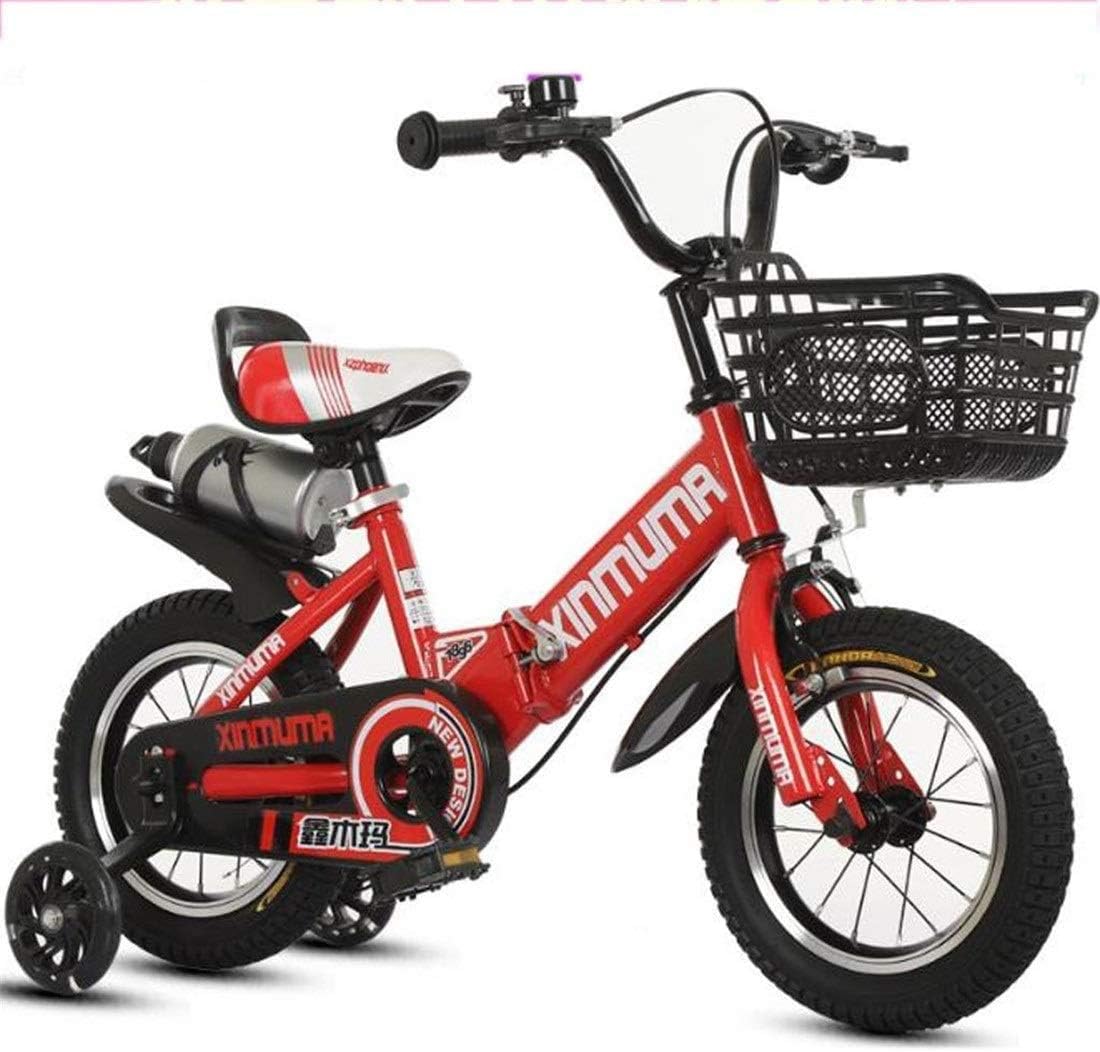 Beauenty Kids Road Bike, 16 Inch Bicycle with Training Wheels, Kids ...