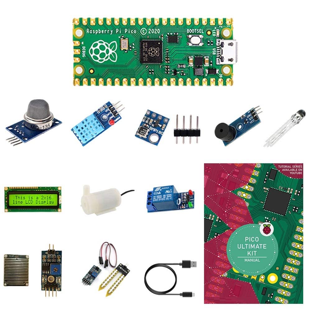 Buy Eklektik Raspberry Pi Pico Ultimate Kit With Manual Raspberry Pi Pico Starter Kit For