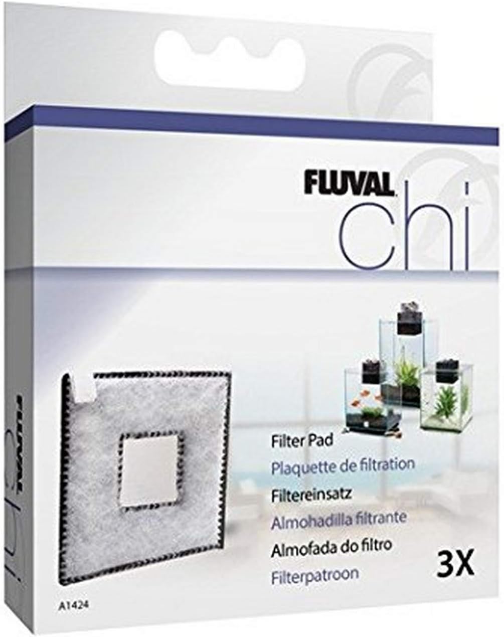 Amazon.com : Fluval Chi II Replacement Filter Pad, 3-Pack : Pet Supplies
