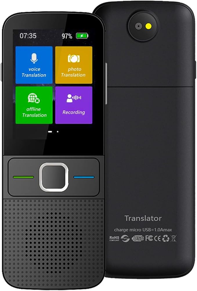 Language Translator Device, Smart Foreign Language Translator with 137 ...