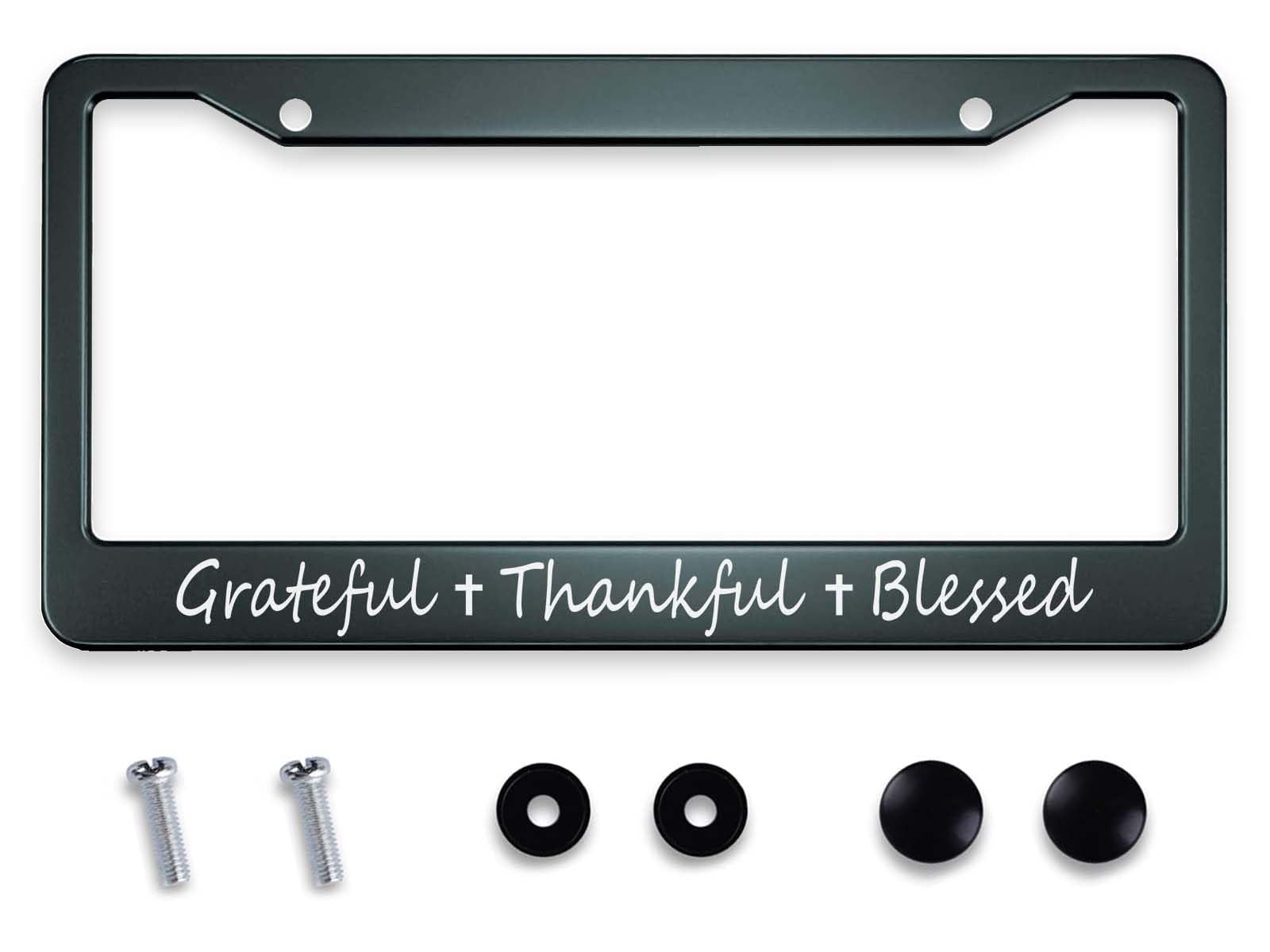 Amazon.com: Smooffly Grateful Thankful Blessed Christian Jesus License ...