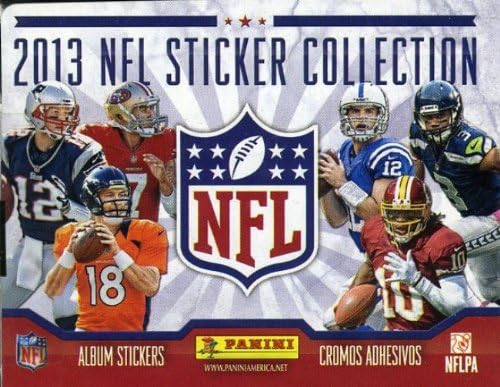 2013 Panini NFL Football Sticker Huge 50 Packs Factory Sealed Box with ...