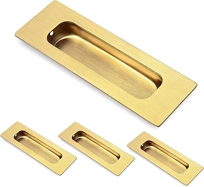 OFOEKV Sliding Barn Door Closet Handles Pulls - 2pcs Finger Flush ...