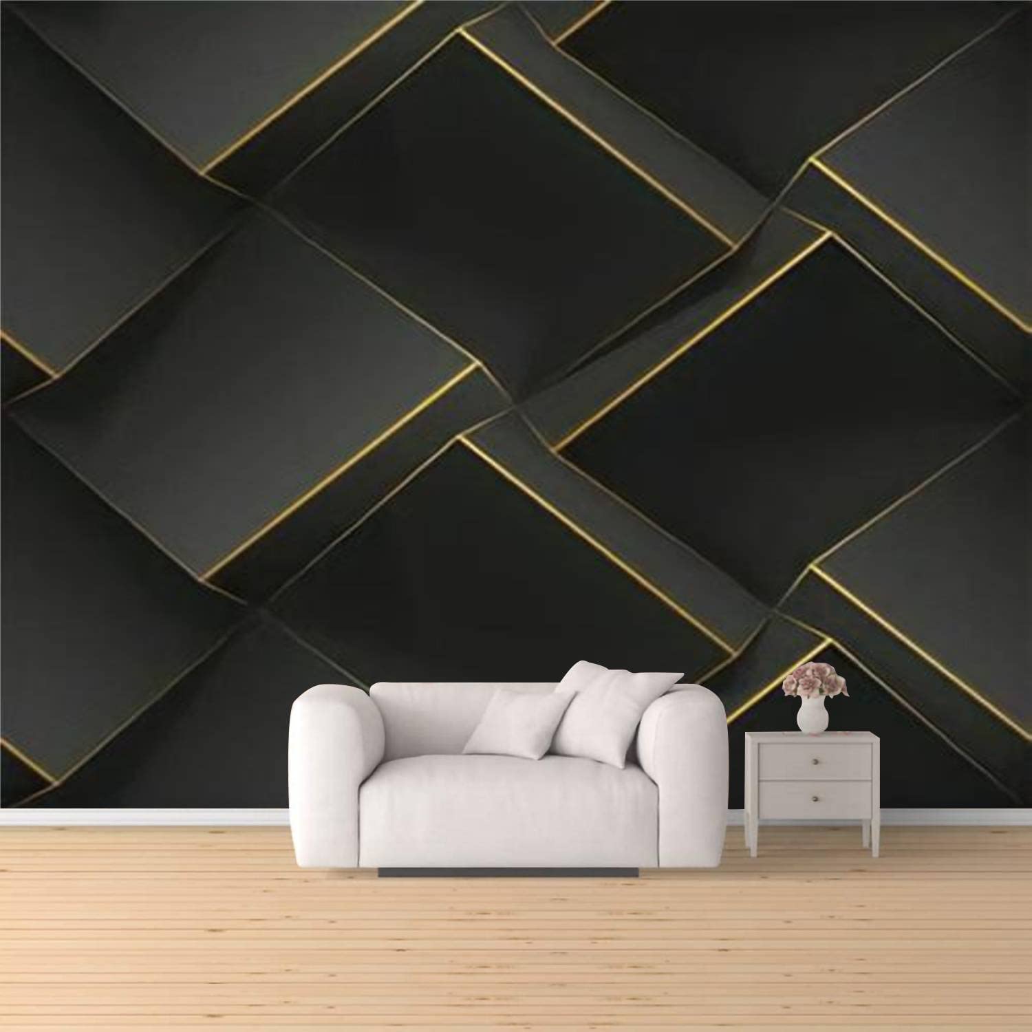 Black Abstract Wallpaper 3d