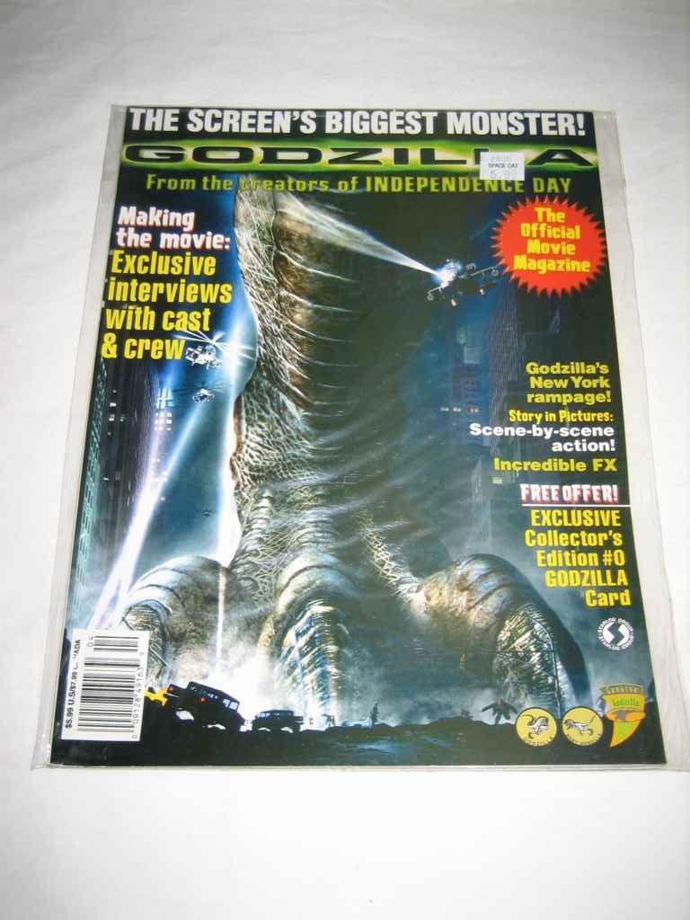 Godzilla 1998 Official Movie Magazine Exclusive Interviews With The ...
