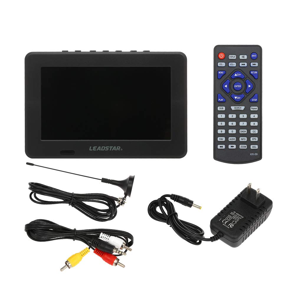 Goorrg LEADSTAR Mini 7 Pulgadas ATSC Televisión Analógica Digital Resolución 800x600 Soporte de ...