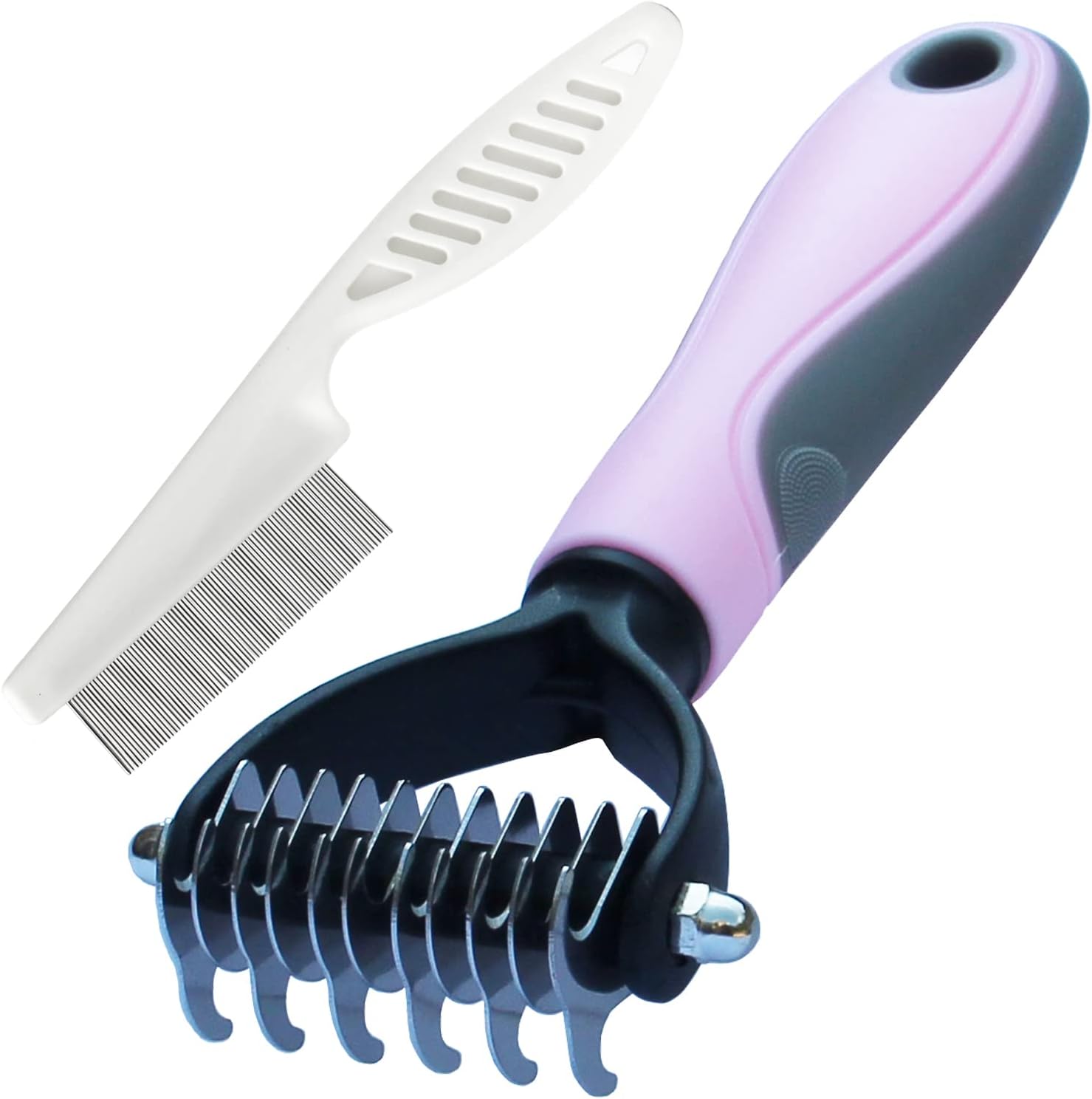 Amazon.com: Pat Your Pet Deshedding Brush - Double-Sided Undercoat Rake ...