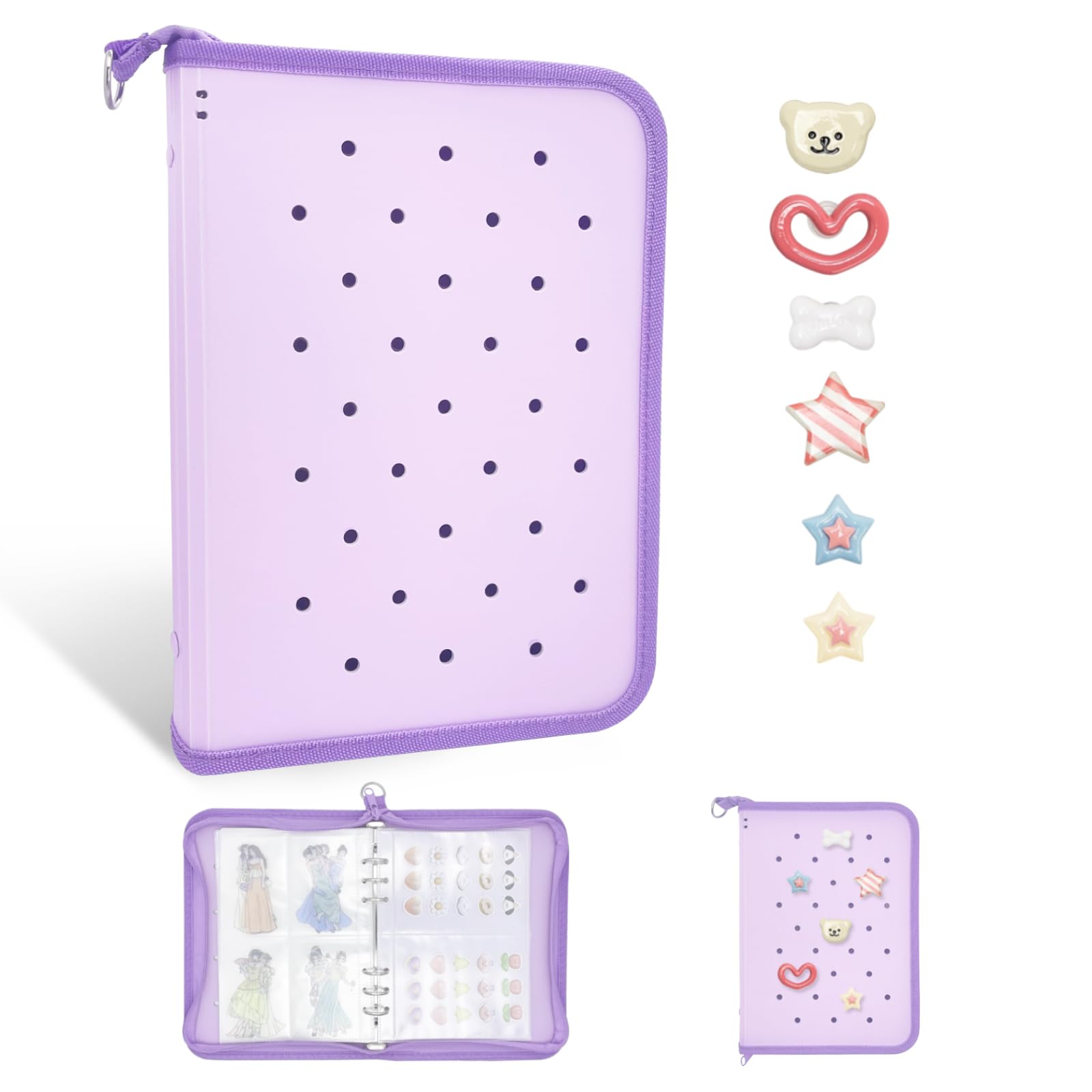 Amazon.com: Sticker Organizer Binder Reusable Sticker Storage Book ...