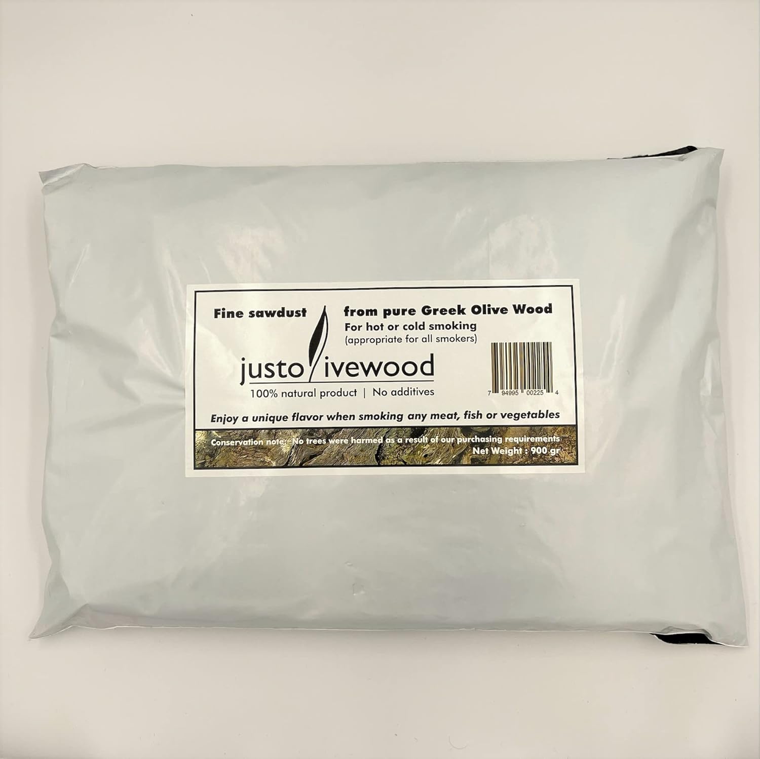 Just Olive Wood 900 gr pure Greek Olive Wood smoking dust, finest grain ...