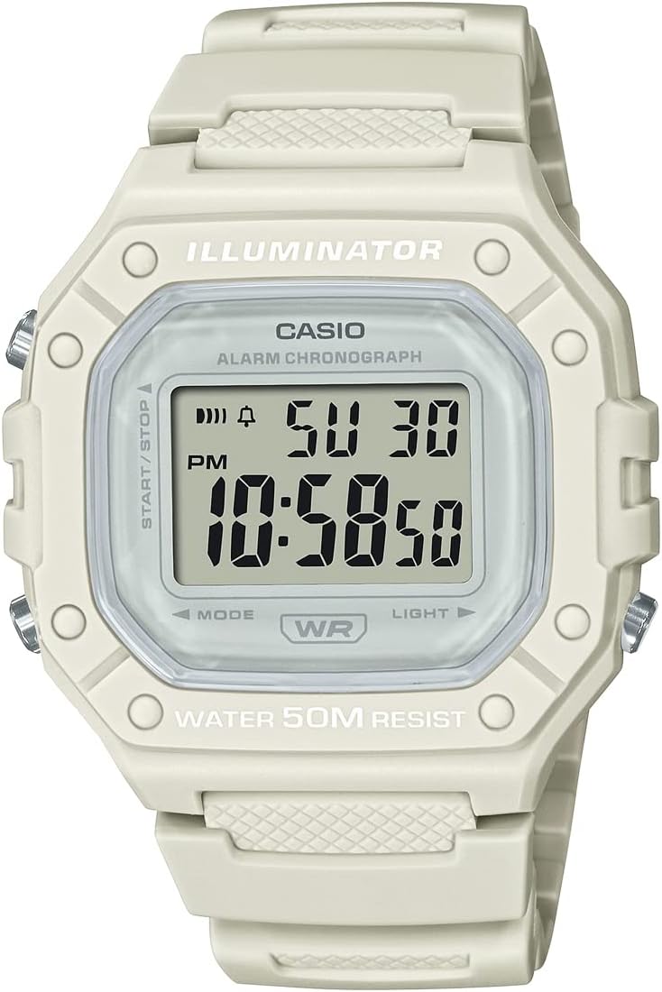 Buy CASIO Standard Digital Watch W-218 Series, Men's, Women's, Cheap ...