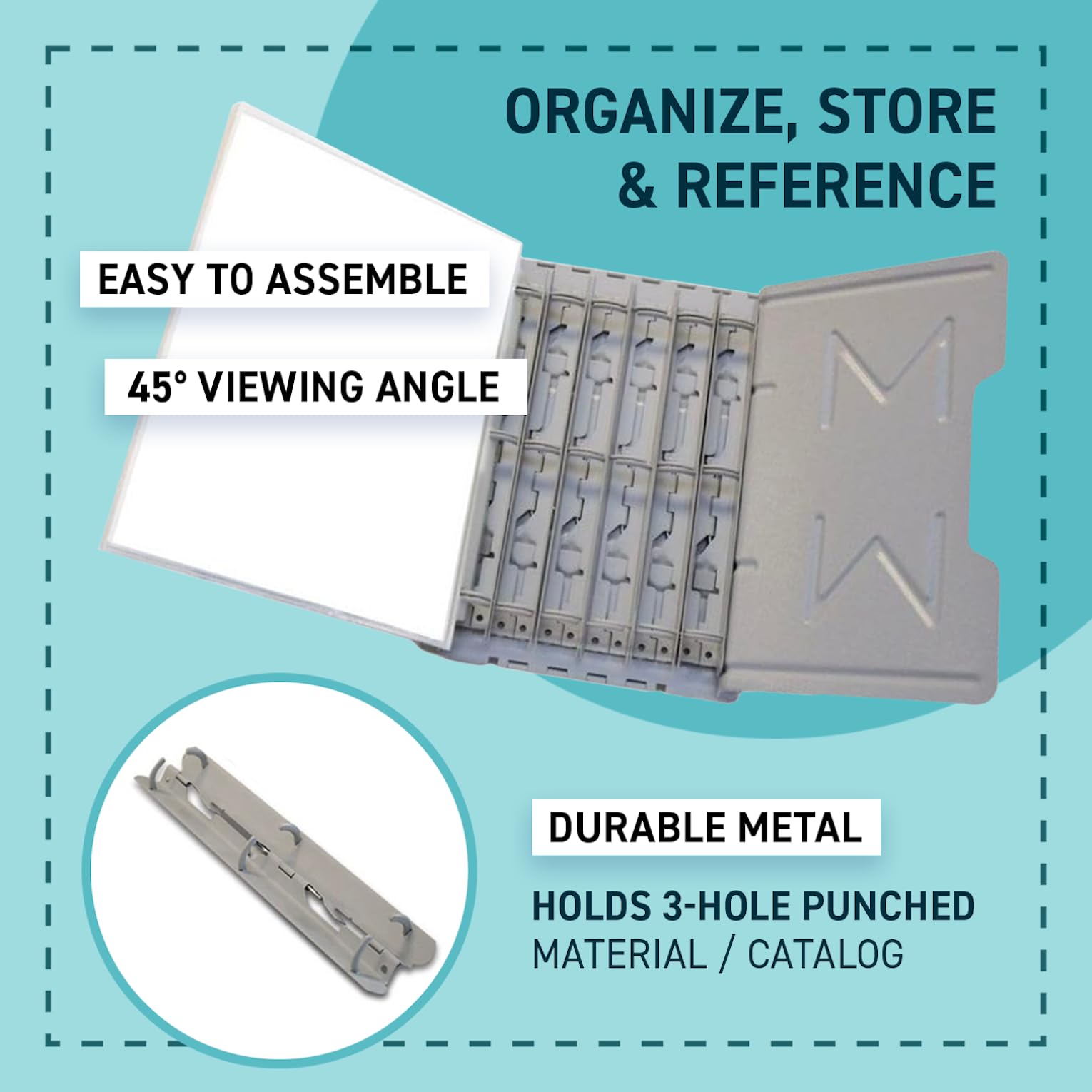 Snapklik.com : DJOIS By Catalog Rack 6-Section Organizer 45 Viewing ...