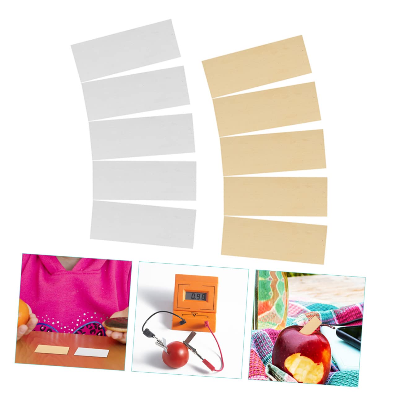Zinc And Copper Rods 10-Pack Copper & Zinc Strips - Perfect For DIY ...