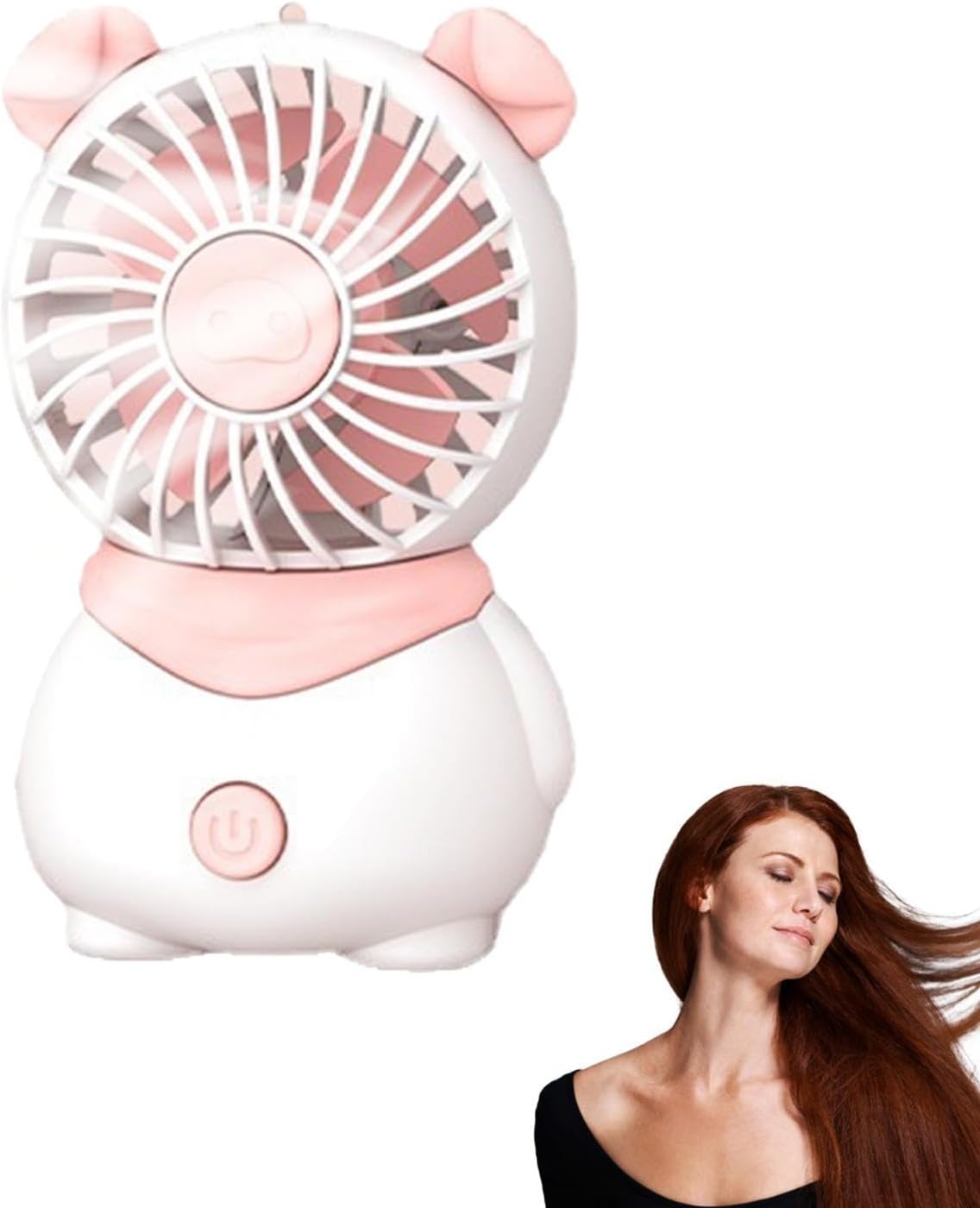 Petit ventilateur portable rechargeable USB silencieux à 4 feuilles en ...