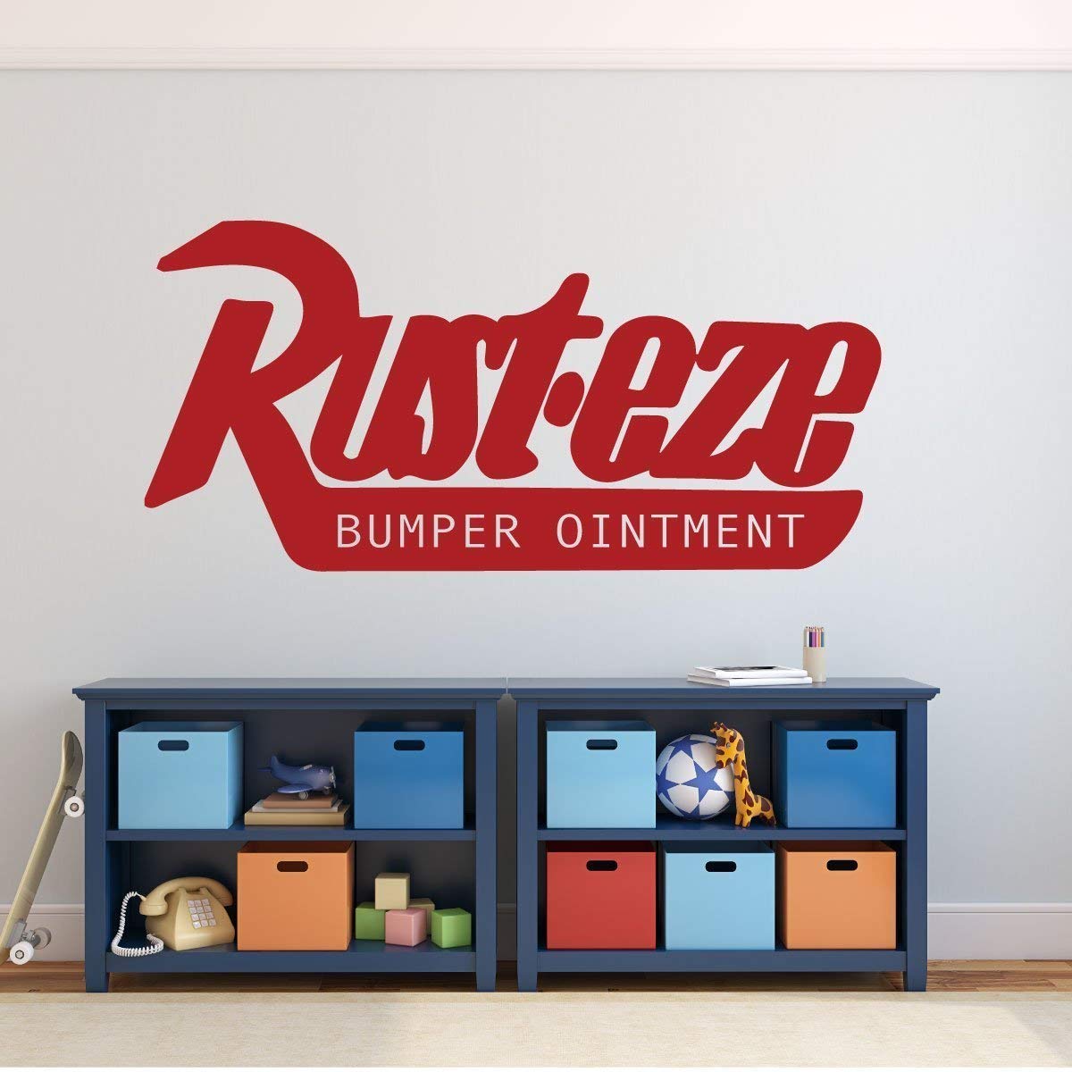 Amazon.com: Cars - Lightning McQueen Rust-eze Bumper Ointment Wall ...