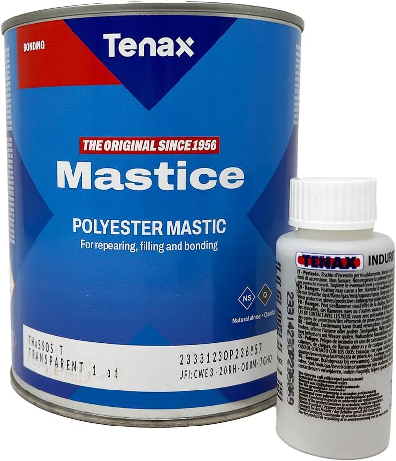 Amazon.com: Tenax Knife-Grade Super Transparent Adhesive - 1 Liter ...