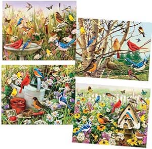 Amazon.com: Karmin International Birds of the Season 500-Piece Jigsaw ...